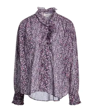 Isabel Marant Étoile Printed Long Sleeve Blouse