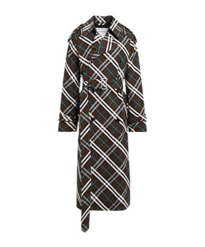 Burberry Plaid Trench Coat