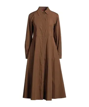 MAXCO. Max&co. Long Sleeve Shirt Dress - Brown