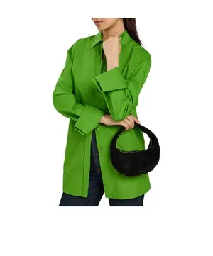 Khaite Olivia Mini Suede Hobo Top Handle Bag
