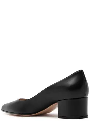 GIANVITO ROSSI Pointed-toe High-heel Leather Shoes