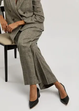 GIANVITO ROSSI Pointed-toe High-heel Leather Shoes