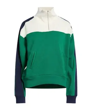 Rag & Bone Fleece Sweatshirt With Embroidered Logo - Green