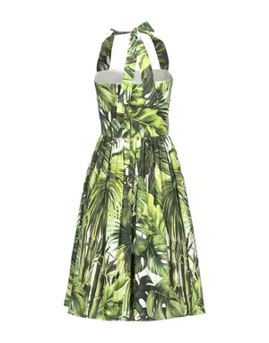 Dolce & Gabbana Sleeveless Tropical Print Dress