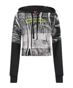 DIESEL® Two-tone Hooded Sweatshirt