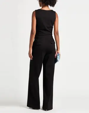 Rag & Bone Sleeveless Square Neck Jumpsuit With Button Detail