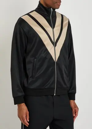 Valentino Garavani Jersey Track Jacket With Contrasting Panels