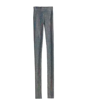 Dolce & Gabbana Two-tone Knitted Leggings - Gray