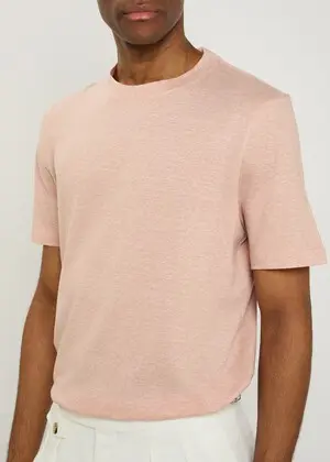 Brunello Cucinelli Ribbed Crew Neck T-shirt