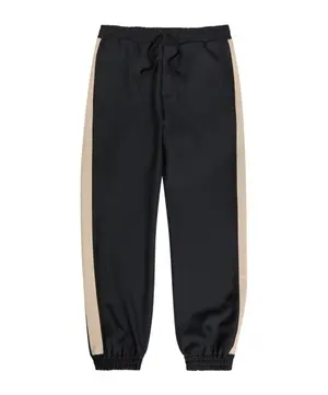 Valentino Garavani Jersey-twill Track Pants - Black