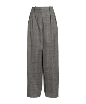 Rag & Bone Plaid Virgin Wool Wide Leg Trousers