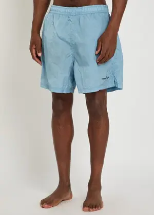 Stone Island Camo-print Nylon Swim Shorts