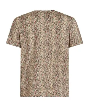 Etro Palm Tree Print Crewneck T-shirt