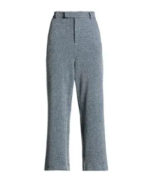 GANNI Loose Two-tone Tweed Trousers - Gray