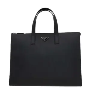 Prada Saffiano Leather Tote - Black