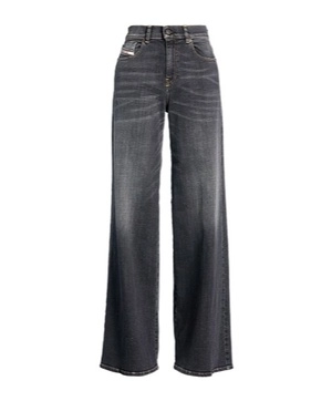 DIESEL® D-akemi Wide-leg Jeans - Black