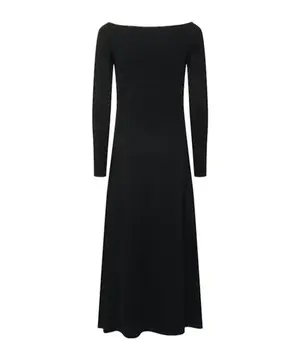 RÓHE Off-the-shoulder Ribbed Knit Dress