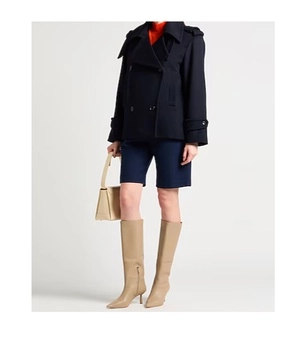 Max Mara Double-breasted Short Coat