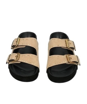 Isabel Marant Étoile Solid Color Slippers With Ornamental Pieces - Black