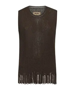 UMA WANG Knitted Sleeveless Vest