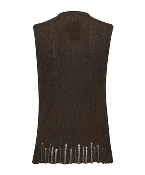 UMA WANG Knitted Sleeveless Vest