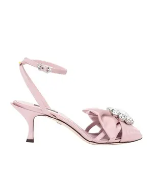 Dolce & Gabbana Plain Colour Sandals - Pink