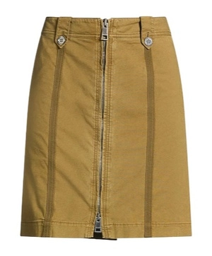 Burberry Zip-front Skirt