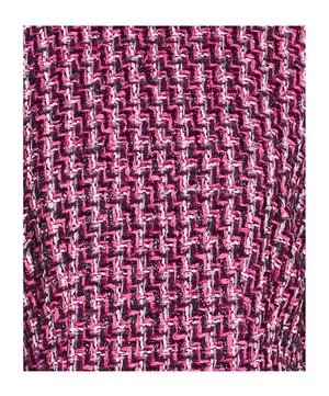 Dolce & Gabbana Multicolor Metallic Tweed Dress