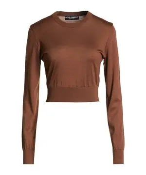 Dolce & Gabbana Lightweight Knit Jumper - Brown