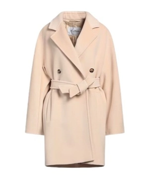 Max Mara Double-breasted Coat - Nude