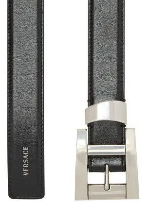 Versace Glossed Leather Belt