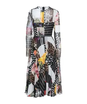 Dolce & Gabbana Paneled Long Sleeve Dress