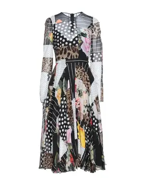 Dolce & Gabbana Paneled Long Sleeve Dress
