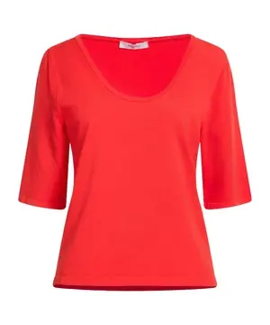 Max Mara Short-sleeved Crew Neck Sweater