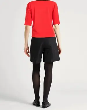 Max Mara Short-sleeved Crew Neck Sweater