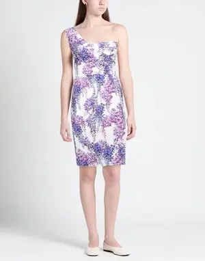 Dolce & Gabbana Off-the-shoulder Floral Print Midi Dress