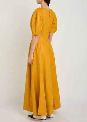 Gabriela Hearst Linen Maxi Dress