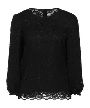 Dolce & Gabbana Lace Crew Neck Long Sleeve Top