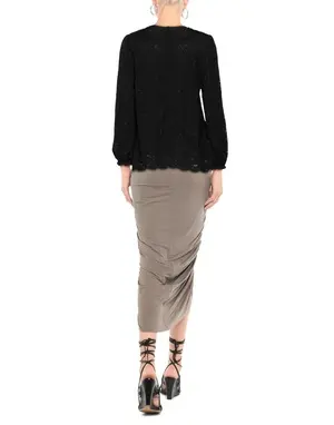 Dolce & Gabbana Lace Crew Neck Long Sleeve Top