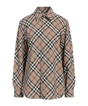 Burberry Long Sleeve Checked Shirt