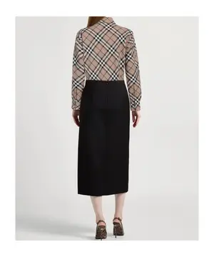 Burberry Long Sleeve Checked Shirt