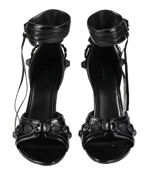 Balenciaga Open-toe Sandals With Buckled Ankle Straps