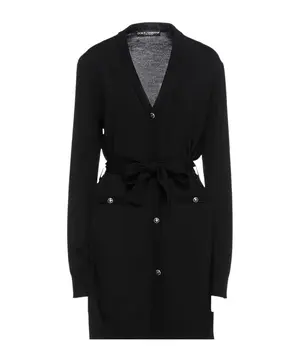 Dolce & Gabbana V-neck Long-sleeve Knit Belted Cardigan