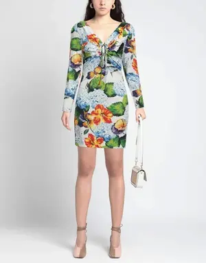 Dolce & Gabbana Floral Print Bodycon Dress