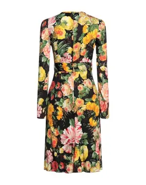 Dolce & Gabbana Printed Long-sleeve Dress