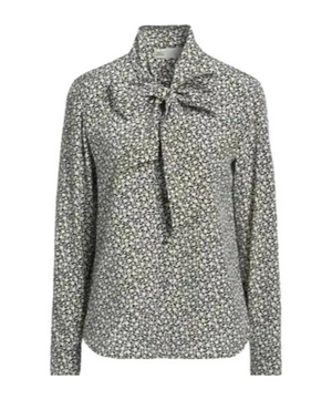 Tory Burch Floral Print Bow-tie Shirt