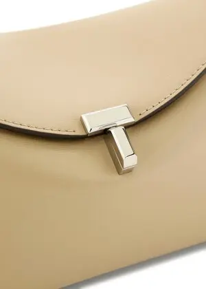 TOTEME Flip-top Leather Bag - Nude