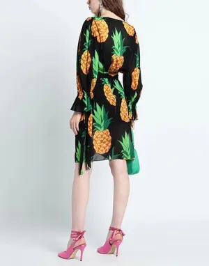 Dolce & Gabbana Floral-print Wrap Dress