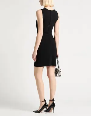 Dolce & Gabbana Sleeveless Stretch Dress With Appliqués