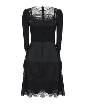 Dolce & Gabbana Solid Color Lace Dress
